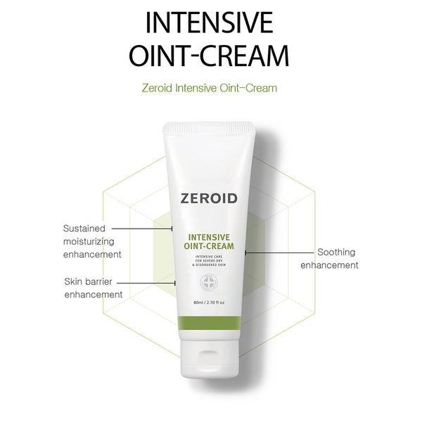 ZEROID Intensive Ointment Cream | Hydration for Severely Dry, Parched ...